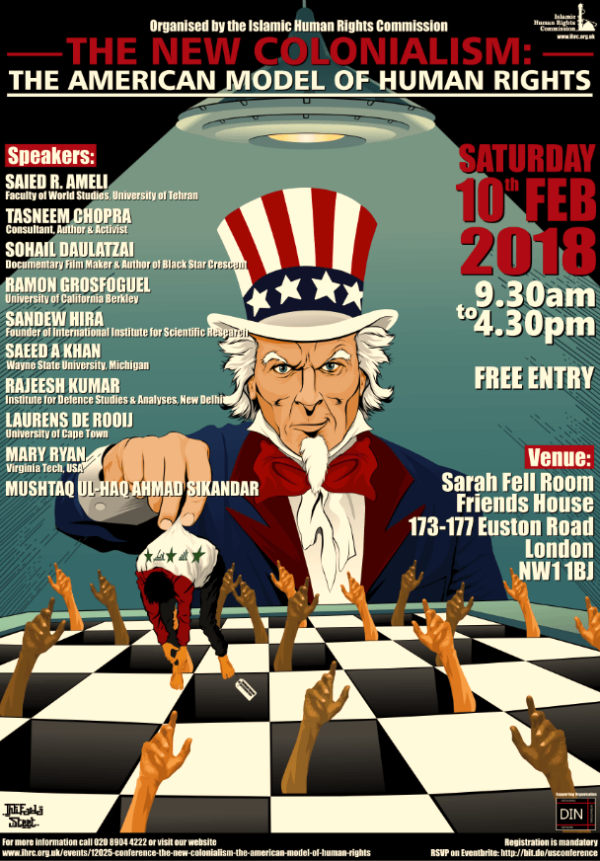 Conference: The New Colonialism: The American Model of Human Rights - IHRC