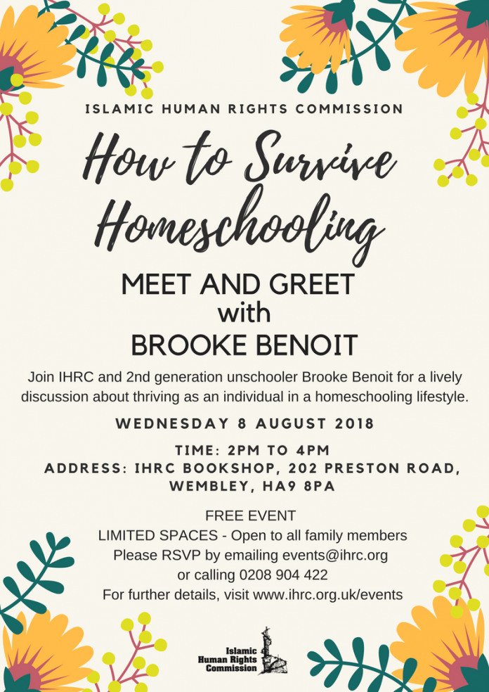 How to Survive Homeschooling - Meet & Greet with Brooke Benoit - IHRC