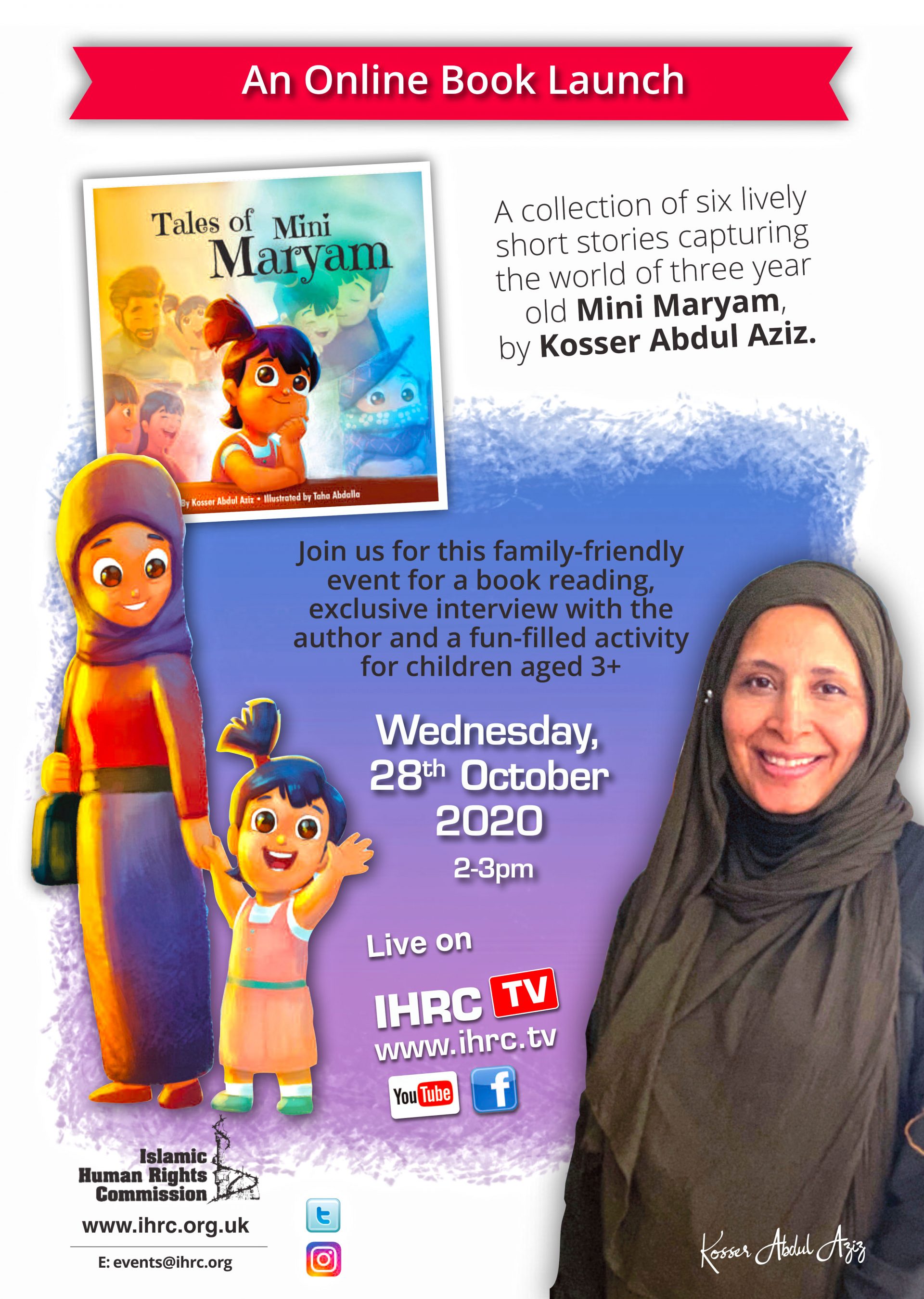 Children's Book Launch: Tales of Mini Maryam - IHRC