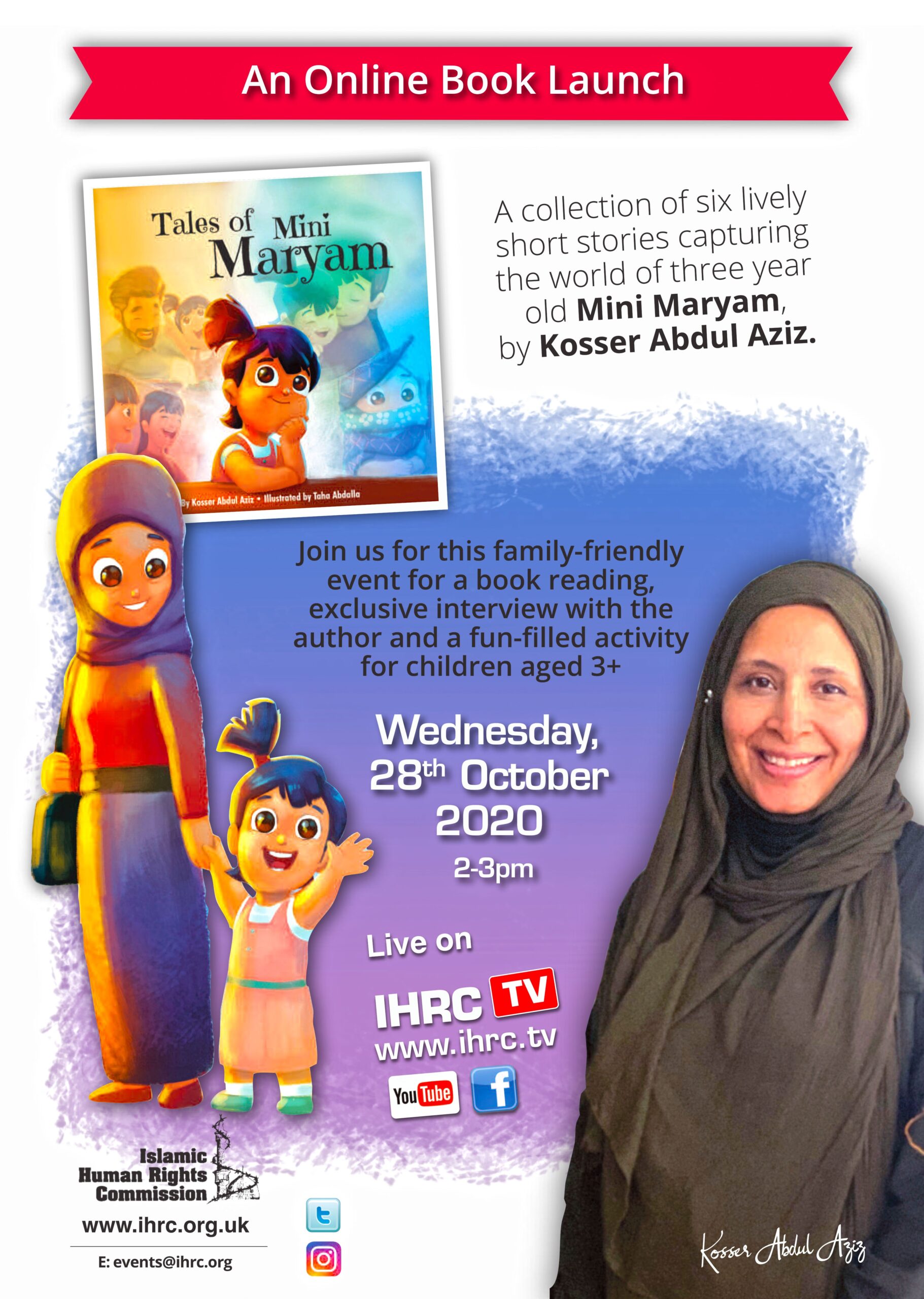 Children's Book Launch: Tales of Mini Maryam - IHRC