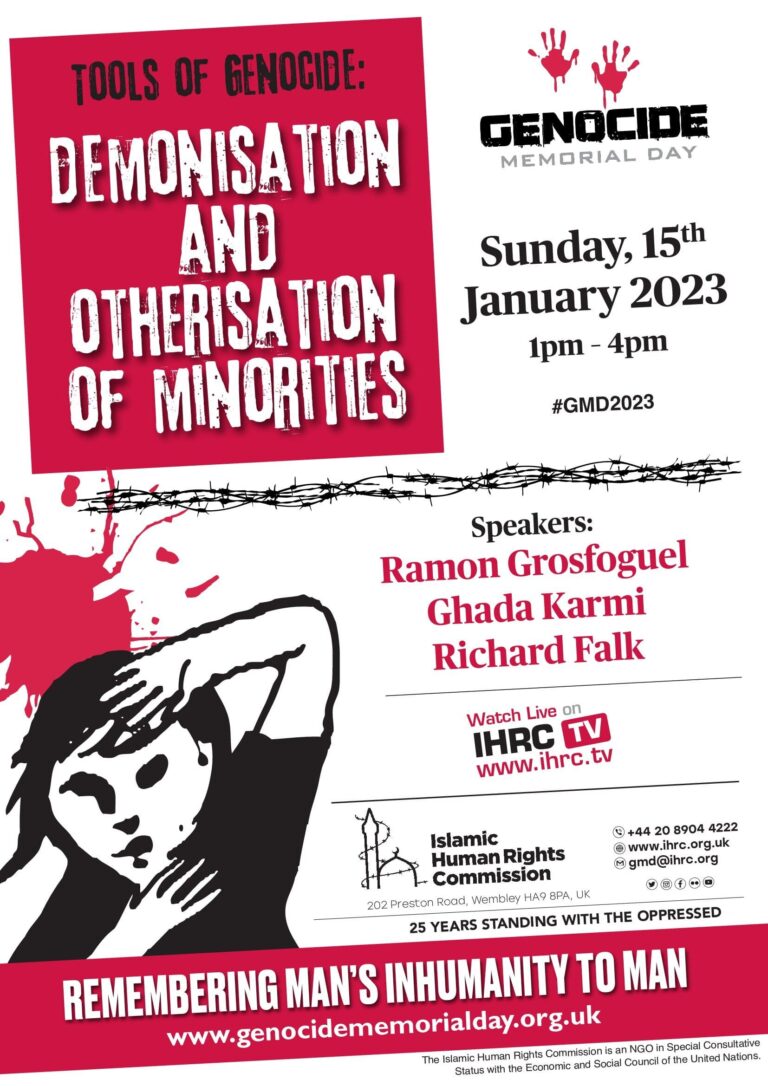 Genocide Memorial Day 2023: Tools of Genocide: demonisation and ...