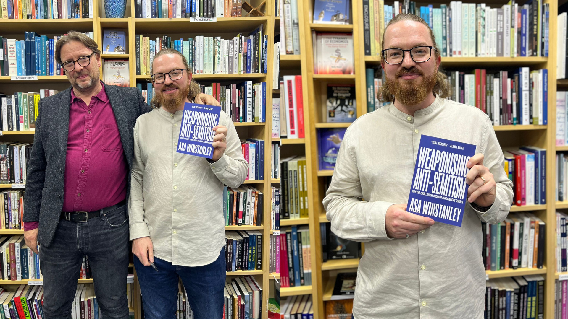 Event Report: Author Evening with Asa Winstanley - Weaponising Anti-Semitism - IHRC